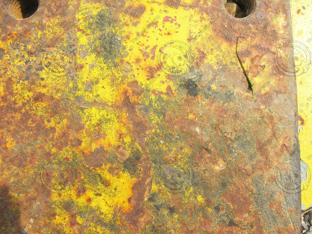 Texture Yellow metal rust