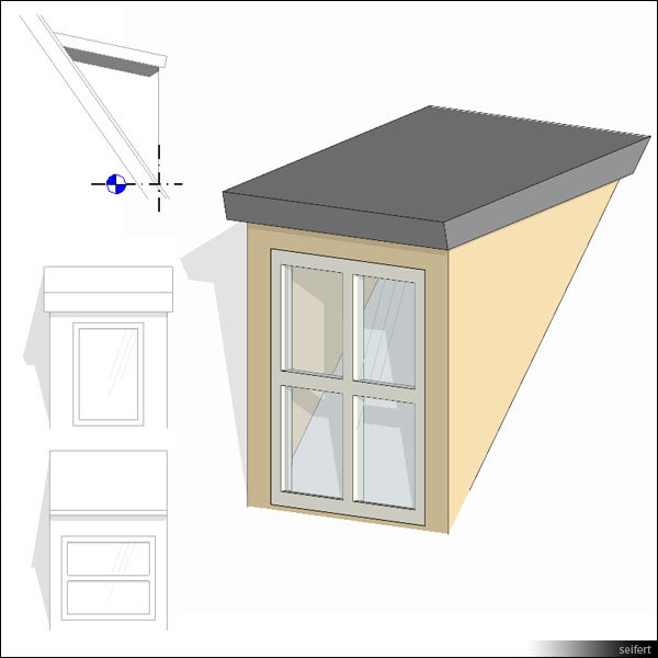 Building Revit Family roof dormer shed