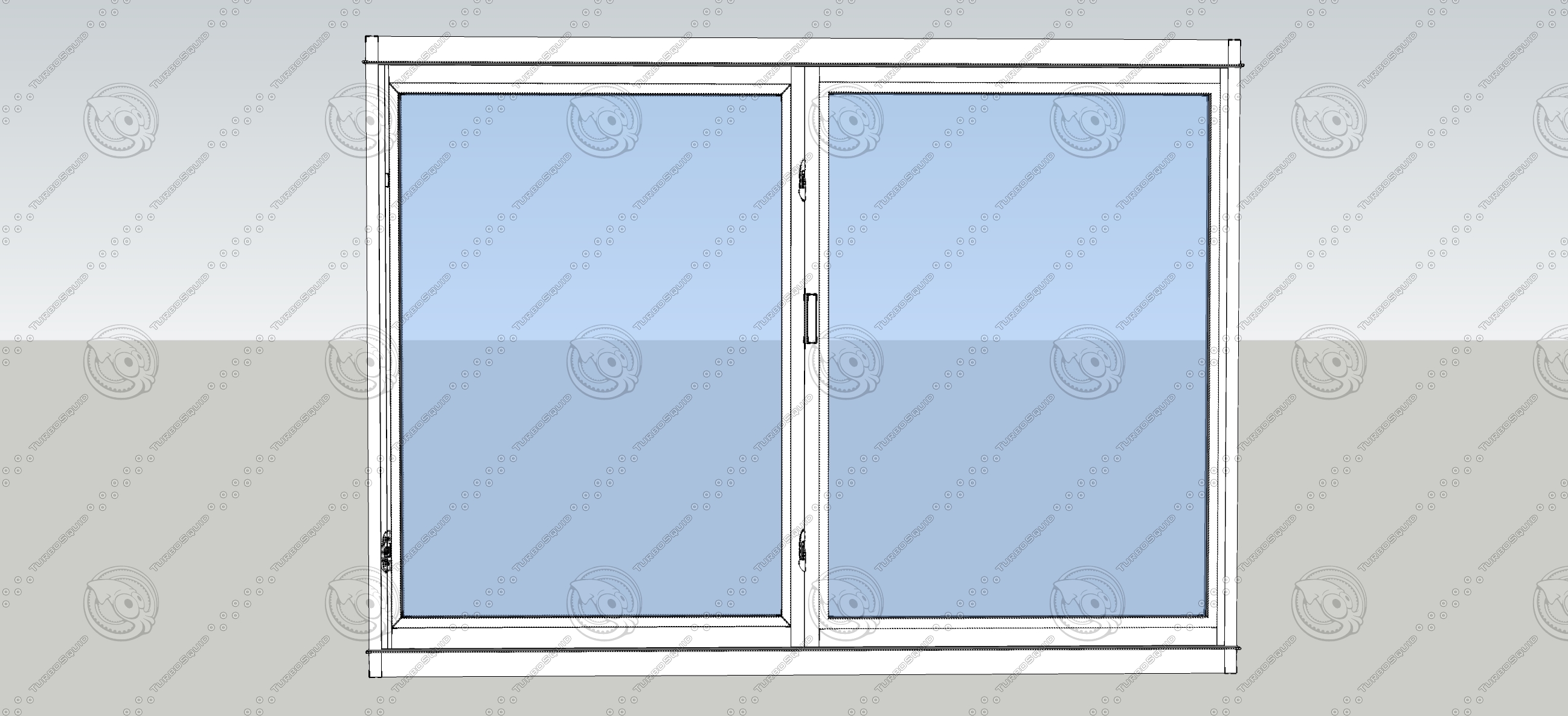 Building SketchUp architecture windows component