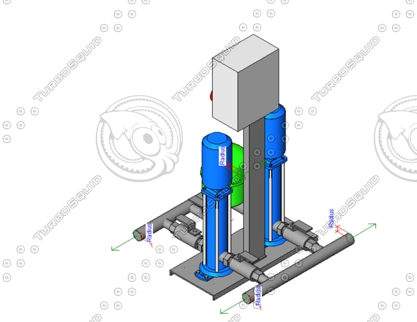 Building Revit Family DP Domestic water
