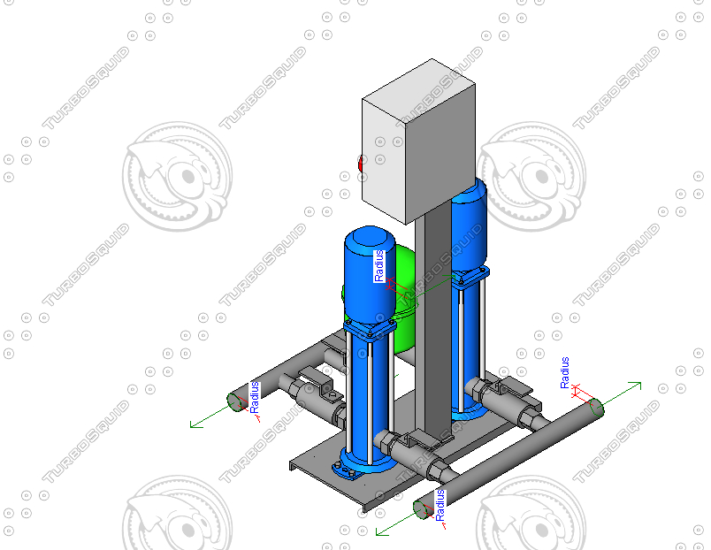 Building Revit Family DP Domestic water