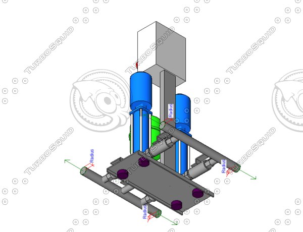Building Revit Family DP Domestic water