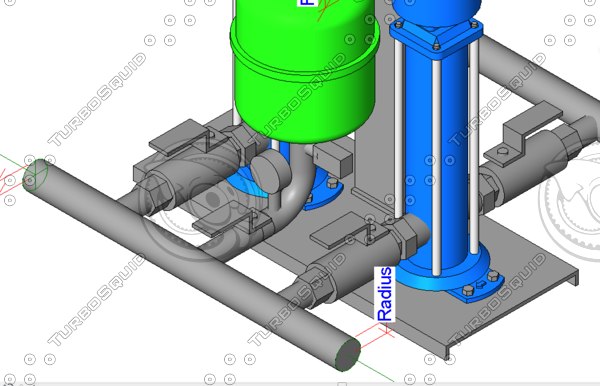 Building Revit Family DP Domestic water