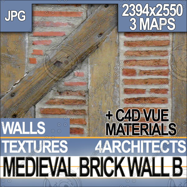 Texture JPEG medieval wall brick