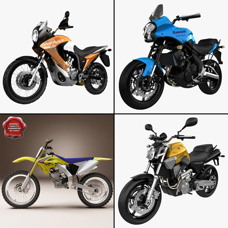 motorcycles 6 3d max