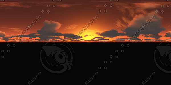Texture TIFF sky 360 sunset