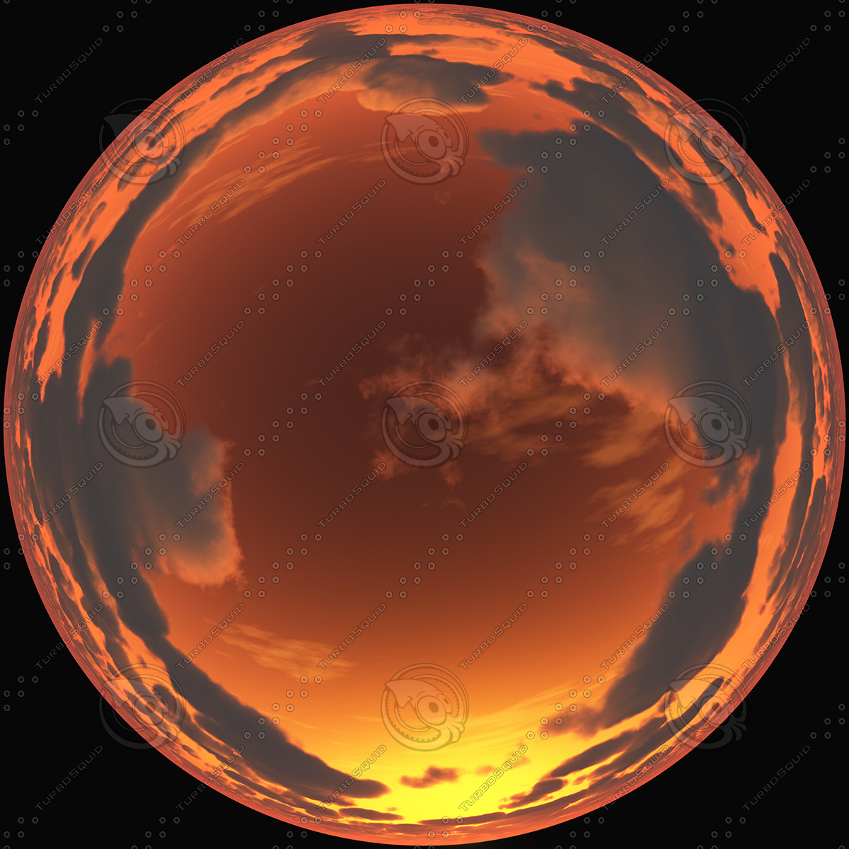 Texture TIFF sky 360 sunset