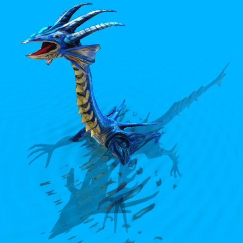 Animation Animated Water Dragon