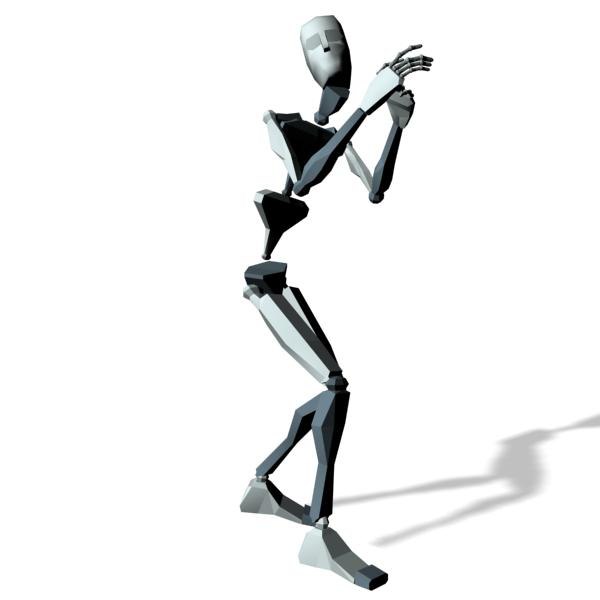 Motion Biovision moves biped skeleton