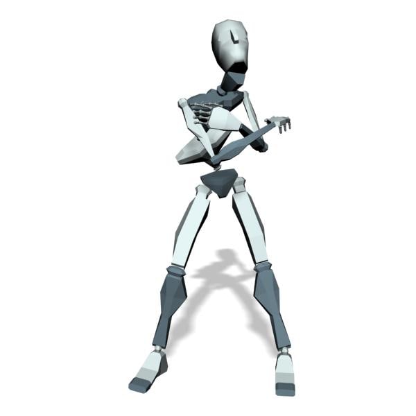 Motion Biovision moves biped skeleton