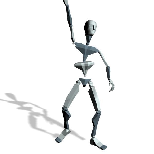 Motion Character Studio Biped swing attack capture