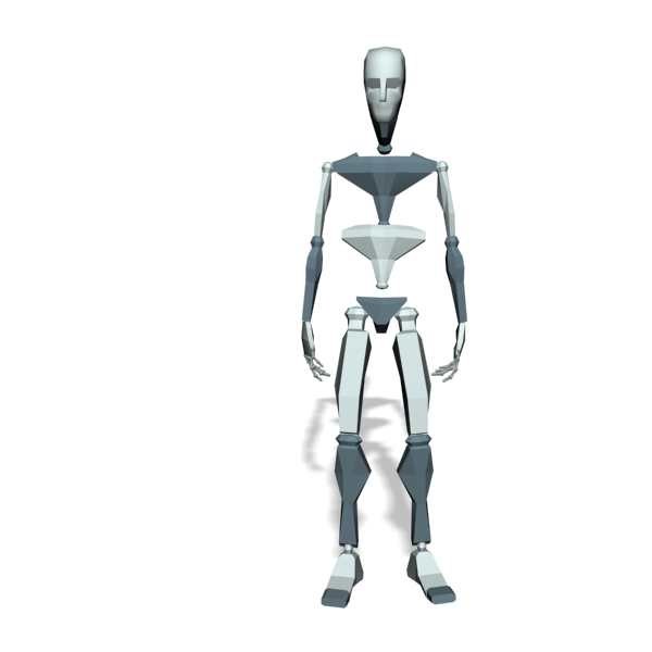 Motion Biovision moves biped skeleton