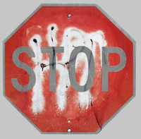 Texture JPEG stop sign texture