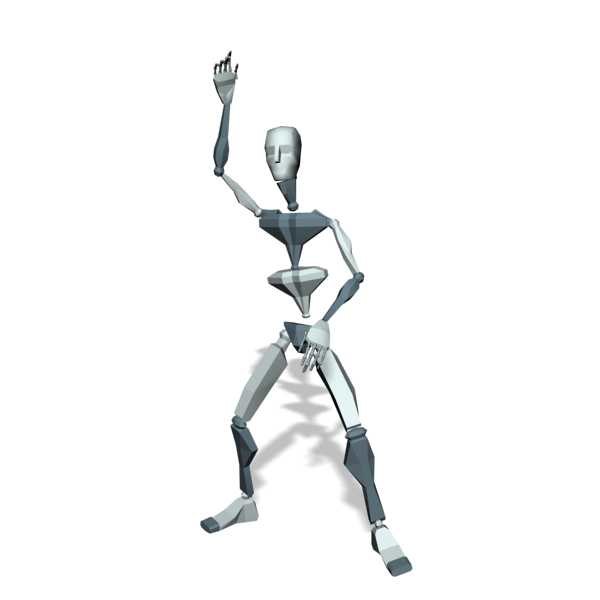 Motion Character Studio Biped swing attack capture