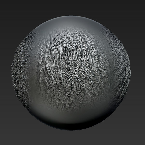 Texture alpha brush fur