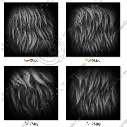 Texture alpha brush fur