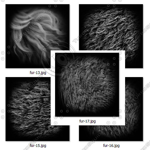 Texture alpha brush fur