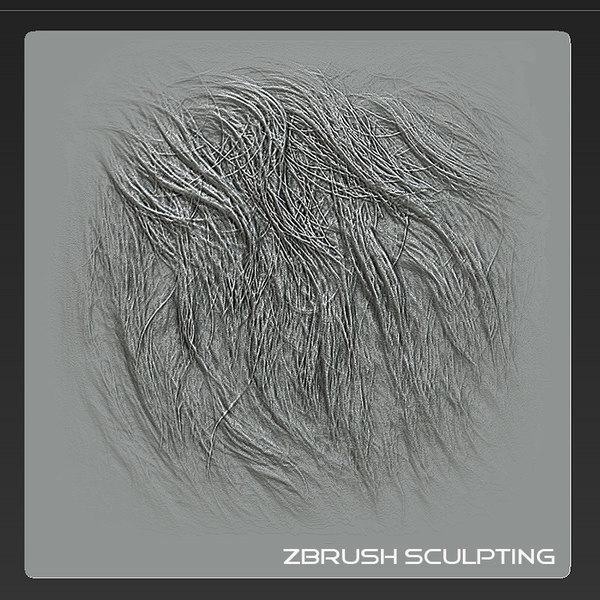 Texture alpha brush fur