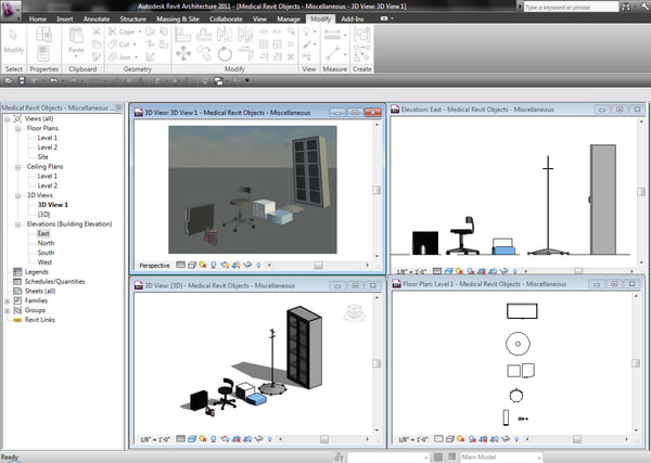 Building Revit Family Shipping Container RFA