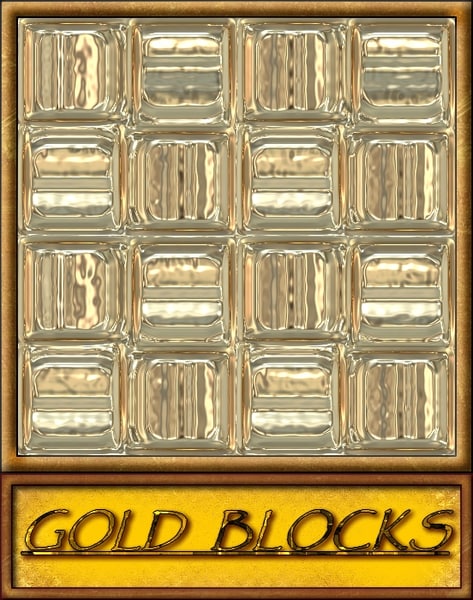 Texture JPEG gold blocks golden