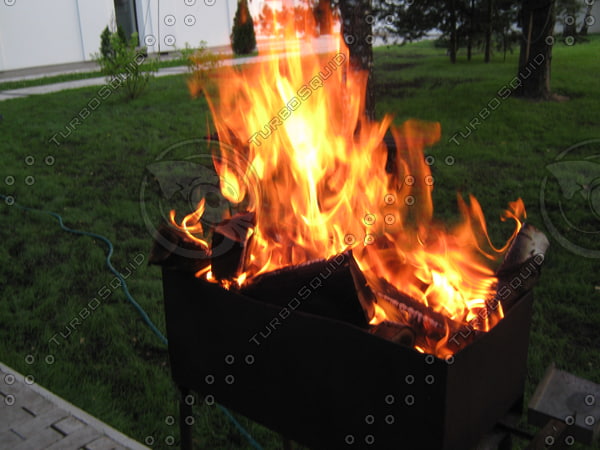 Stock JPEG fire autumn background