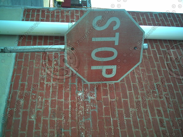 Stock JPEG metal brick stop