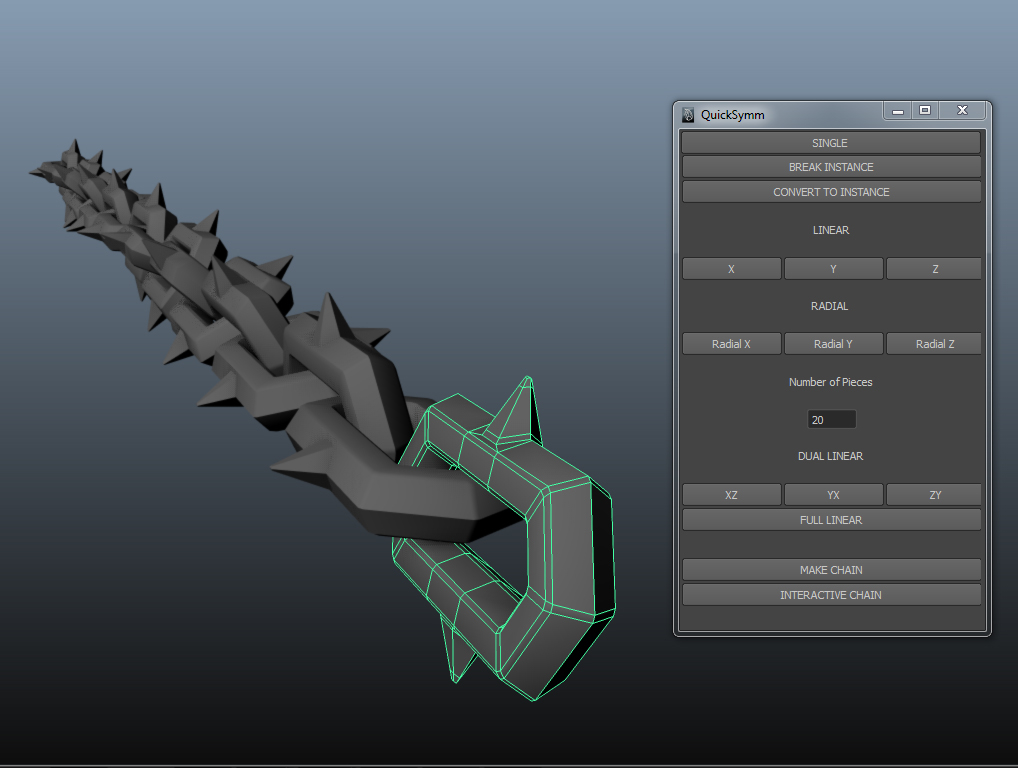 Scripts Maya Embedded Language mel symm quick