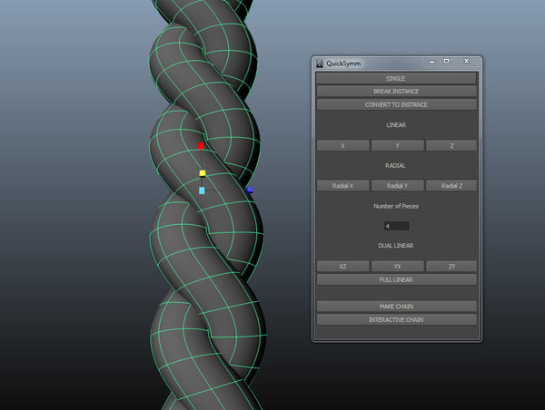 Scripts Maya Embedded Language mel symm quick