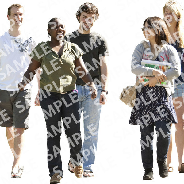 Texture PNG people 2d cutout