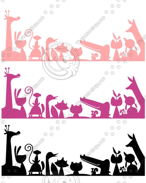 Shapes Encapsulated Postscript animal audience cartoon