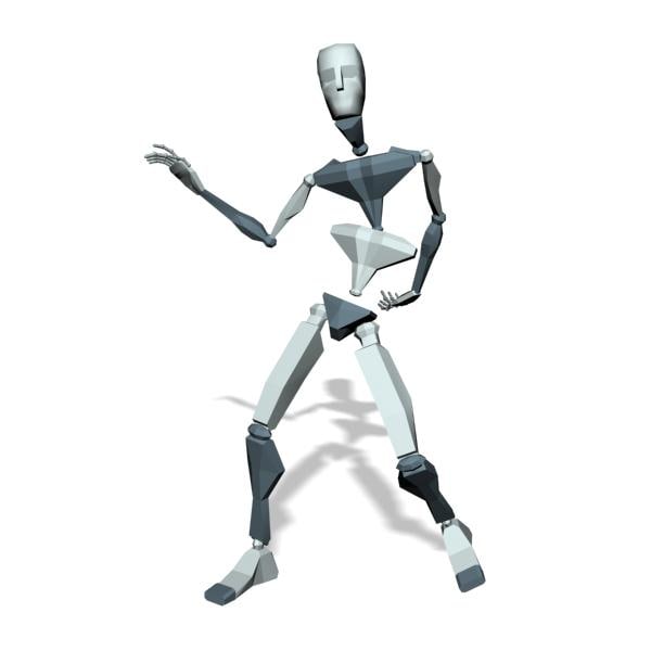 Motion Biovision moves biped skeleton