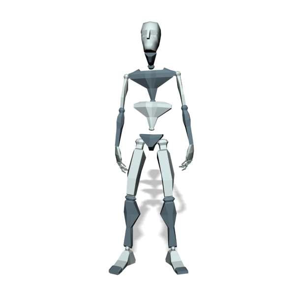 Motion Biovision moves biped skeleton