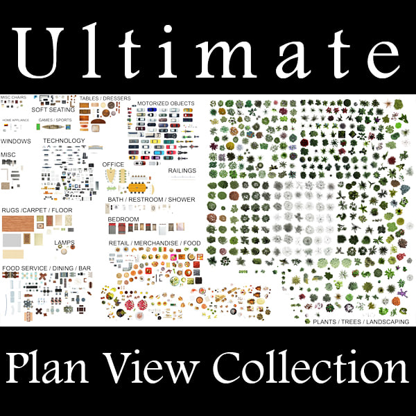 Texture Photoshop plan collection view