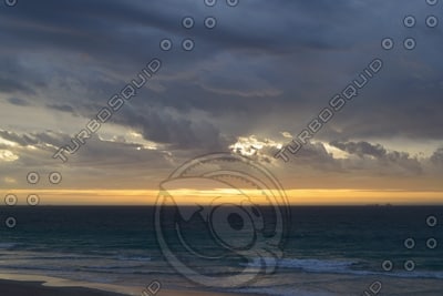 Stock TIFF Sunset Ocean.