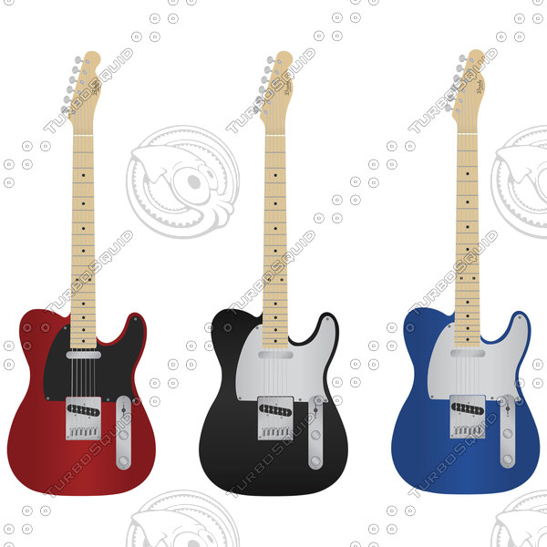 Shapes Adobe Illustrator guitar fender telecaster