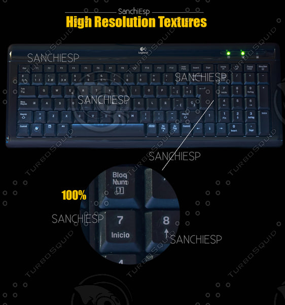 Texture JPEG Keyboard pc component