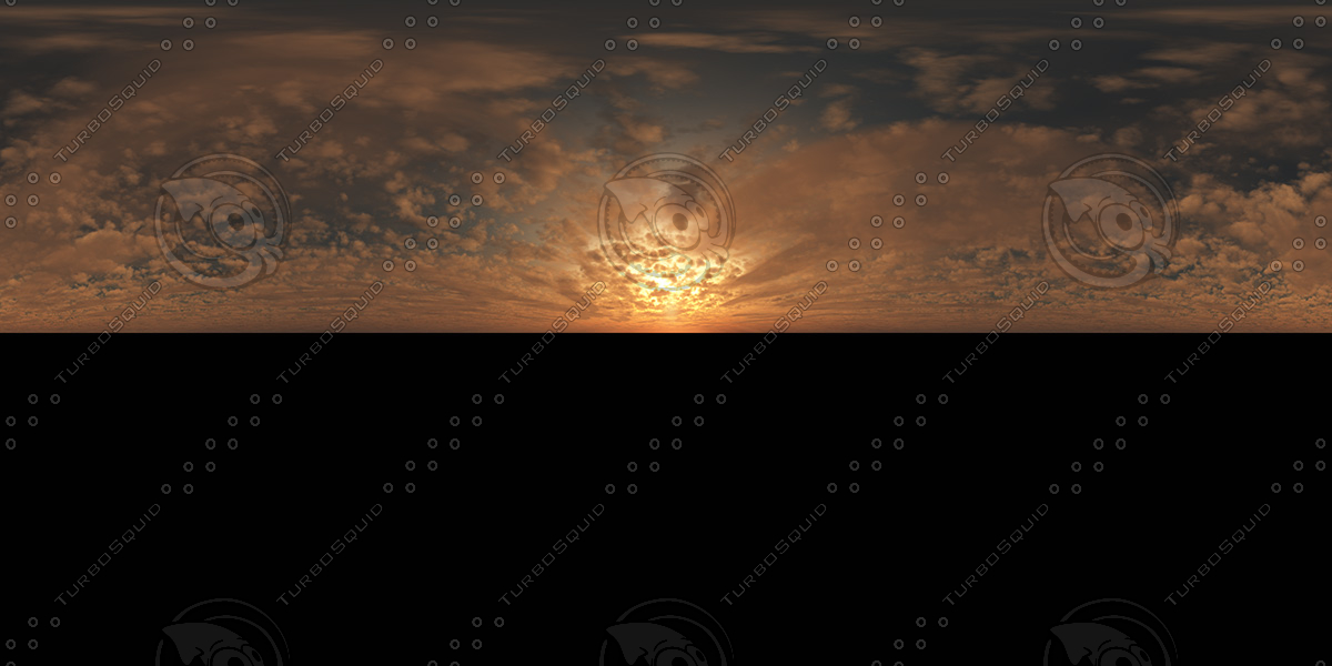 Texture TIFF sky 360 sunset