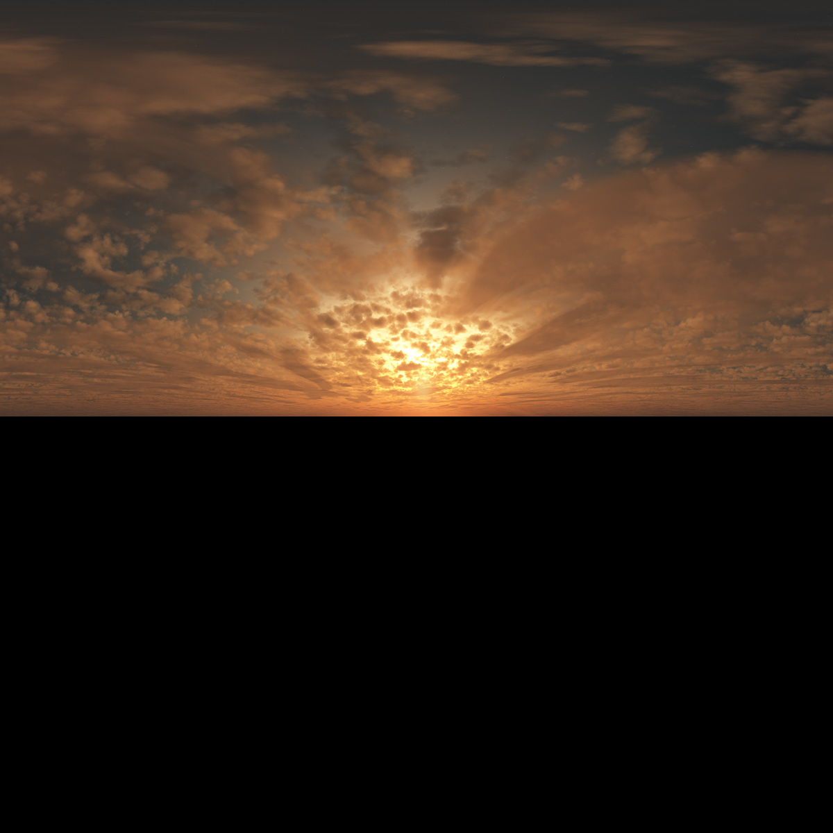 Texture TIFF sky 360 sunset