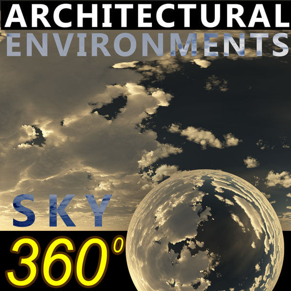 Texture TIFF sky 360 sunset