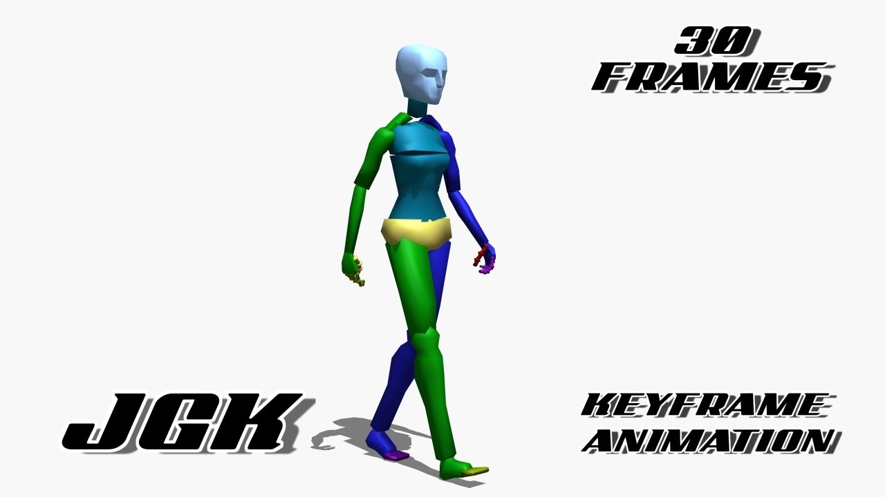 Motion Character Studio Biped female cycle Keyframe