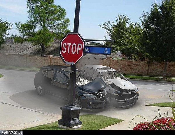 Texture 3ds Max Texture car accident of