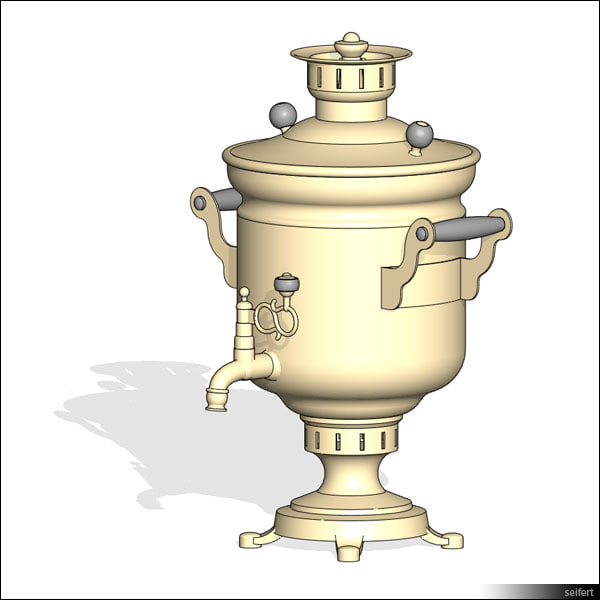Building Revit Family samovar tea heater
