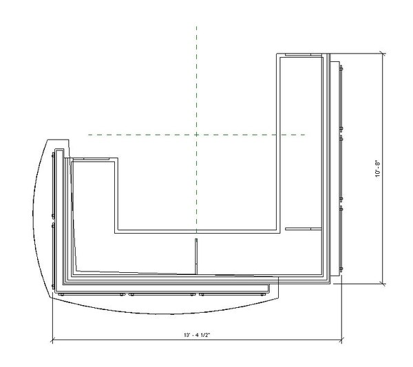 Building Revit Family desk reception furniture