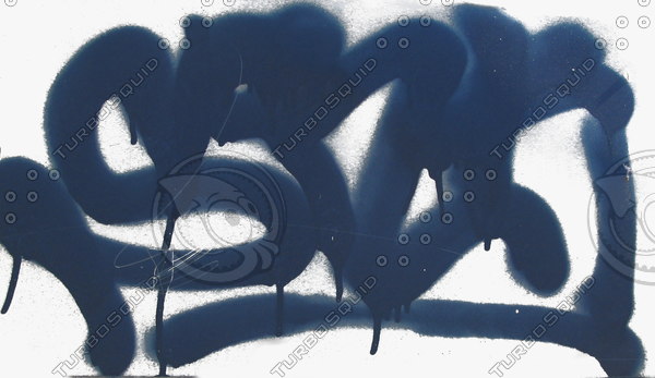 Texture PNG graffiti blue decal