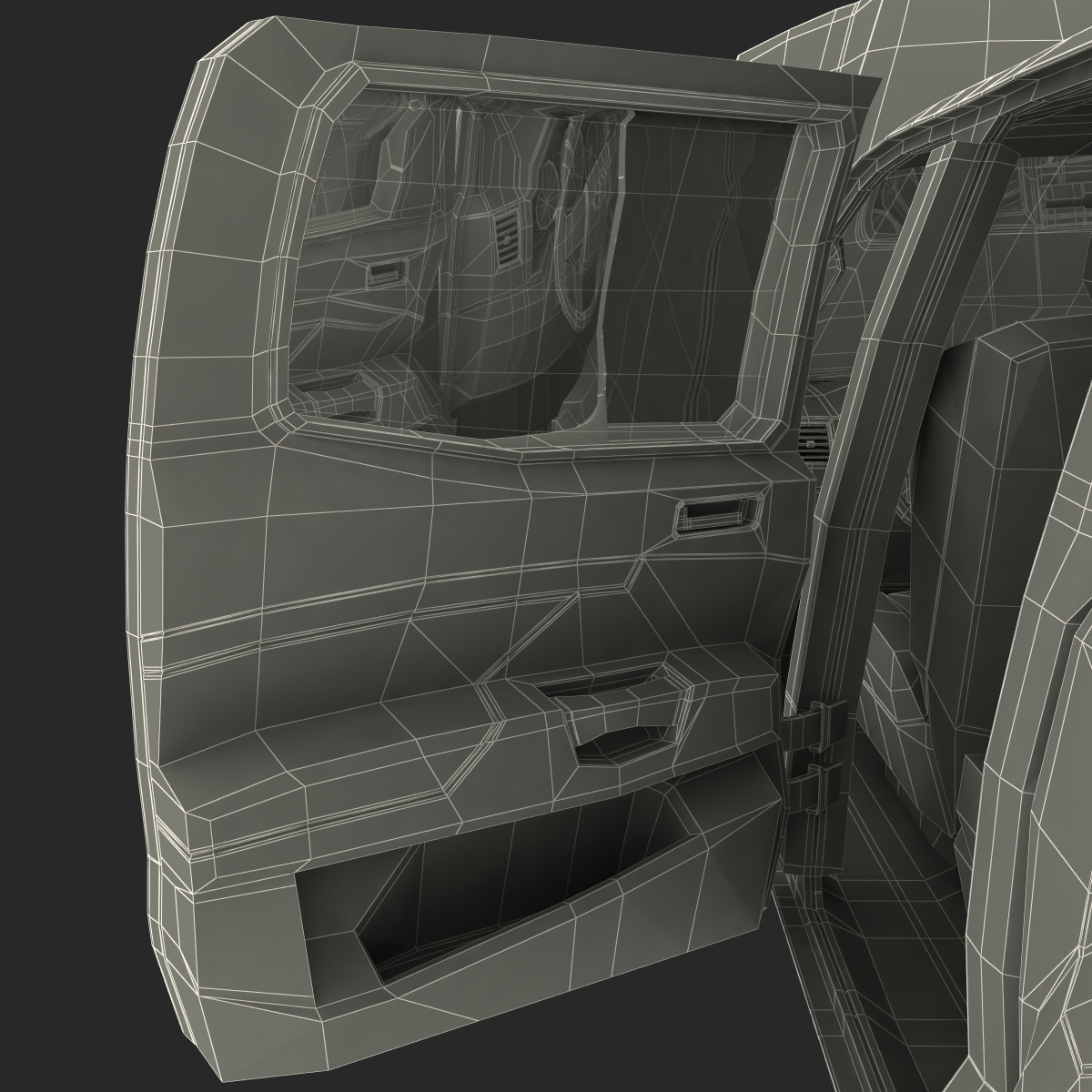 3d toyota suv engine