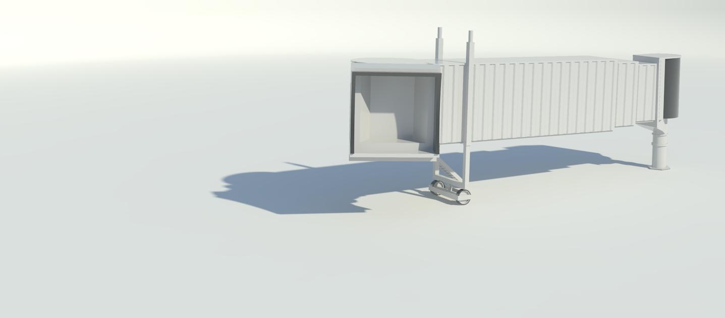 Building Revit Family Aerobridge Bridge Airbridge