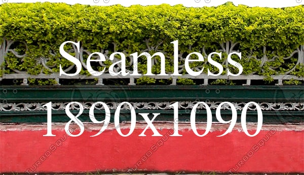 Texture PNG Garden boundary wall