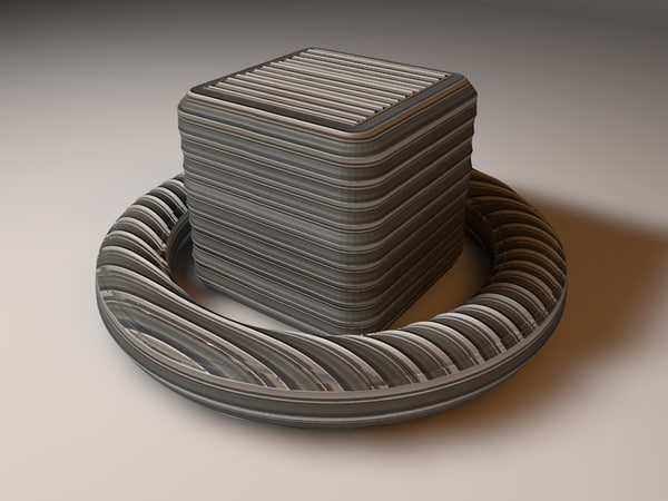 Texture JPEG metal displacement map