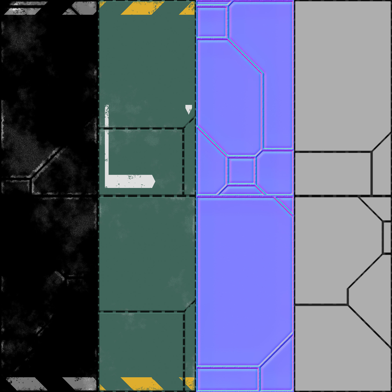Texture PNG sci fi tiles
