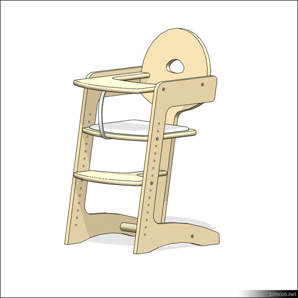 Building Revit Family chair baby high